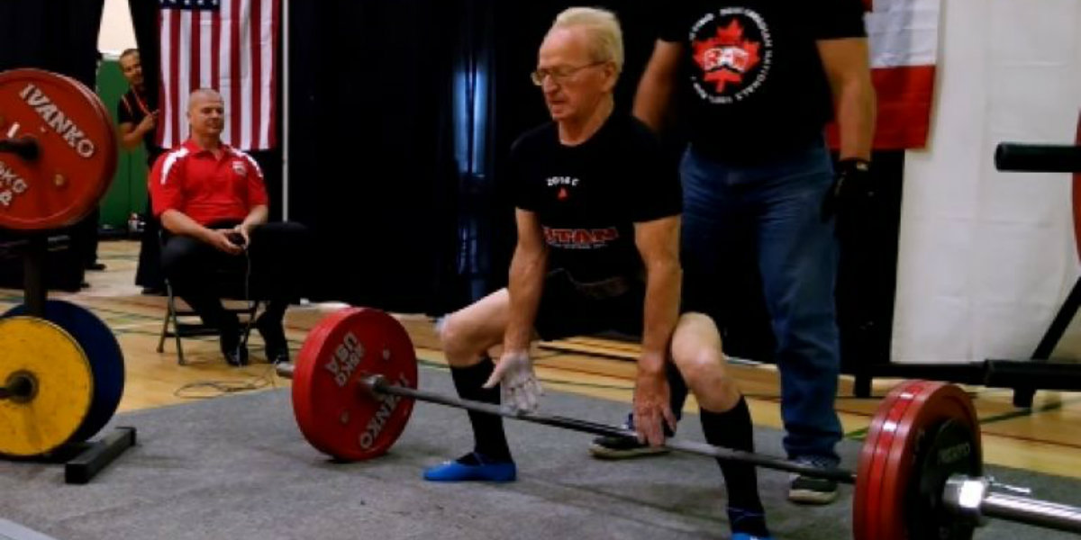 Vovô powerlifter de 89 anos mostra que não há limites para treinar pesado